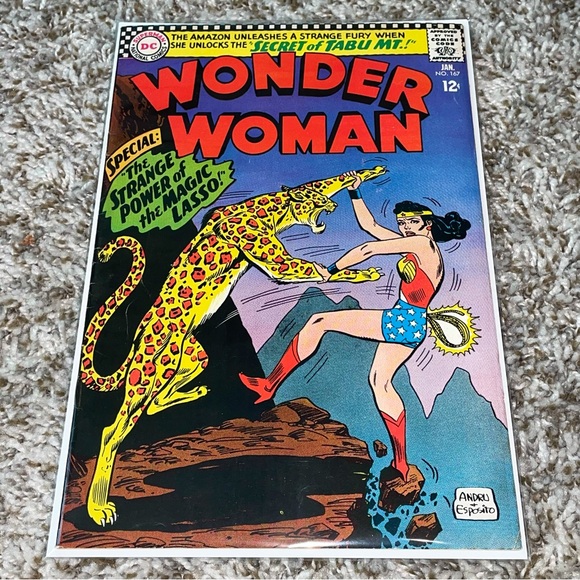 DC Comics | Art | Vintage 967 Dc Comics Wonder Woman Secret Of Tabu Mt ...